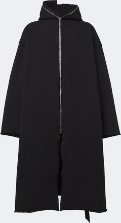 Rick Owens Manteau Gimp Wide Mac en coton