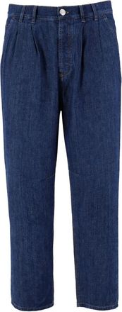 Brunello Cucinelli Homme, Jeans, Bleu, Taille: 2XL Pantalon &agrave; Pinces Cinq Poches