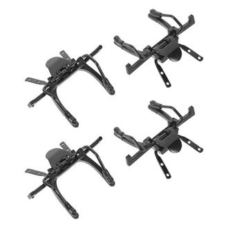 Soimiss Lot de 4 Clips Noirs pour Lunettes de Soleil Polaris&eacute;es &agrave; Clipser, Support en Acier Inoxydable L&eacute;ger Rev&ecirc;tement Antid&eacute;rapant, Accessoires Polyvalents 