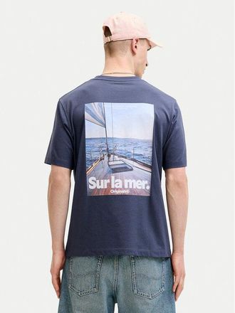 Jack & Jones Jack & Jones T-Shirt Riviera 12295161 Dunkelblau Relaxed Fit