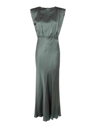 Semicouture Maxikleid - Gr&uuml;n