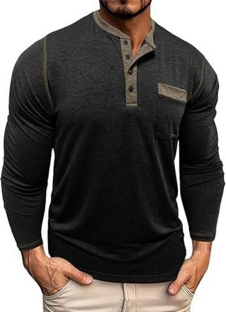 Generic Polo tendance tendance pour homme, coupe classique, v&ecirc;tement de travail d&eacute;contract&eacute;, chemise l&eacute;g&egrave;re et respirante, tuniques de vacances, Noir, 3XL