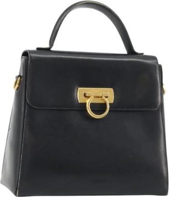 Ferragamo Sac &agrave; main Pre-owned - Femme - Pre-owned - Noir - Taille: ONE Size