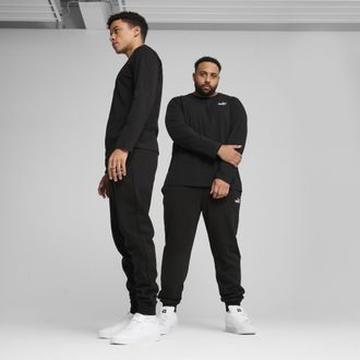 Puma Pantalon de surv&ecirc;tement slim &agrave; logo N&deg; 1 Essentials Homme, V&ecirc;tements, Noir, XS