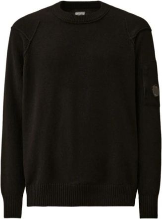 C.P. Company Rundhalspullover - - Knitwear - Herren - Schwarzk - M