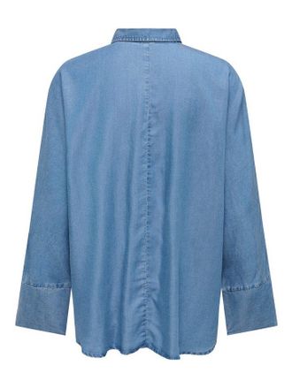 Only Jeansbluse ONLGRACE-CHARIS LIFE L/S SHIRT WVN CS FR Viskose, Denim Look