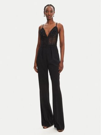 Elisabetta Franchi Jumpsuit TU-049-52E2-V560 Schwarz Regular Fit