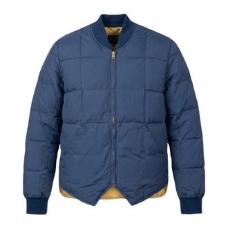 CHESAPEAKE'S Doudoune Lumberjack HBT Waxed - Homme - Vestes - Bleu - Taille: L