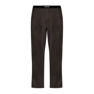 Tom Ford Seiden-Pyjamahose - - Nightwear & Lounge - Herren - Braun - XS
