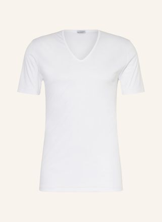 Zimmerli V-Shirt Sea Island weiss