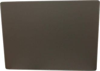 Ørskov & Co. Tischet Platzset Square Leder Elephant grau 34x47 cm