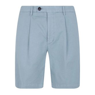 Michael Coal Harry Leinen-Shorts mit Bundfalte - - Shorts - Herren - Blau - W34