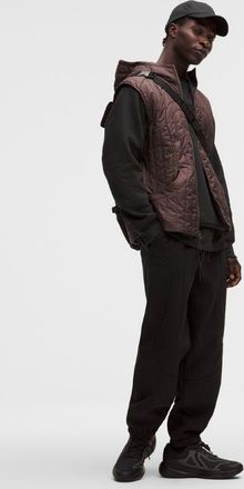 lululemon Jogger aus Baumwollfleece SLNSH Kollektion für Männer - Größe 2XL in Black