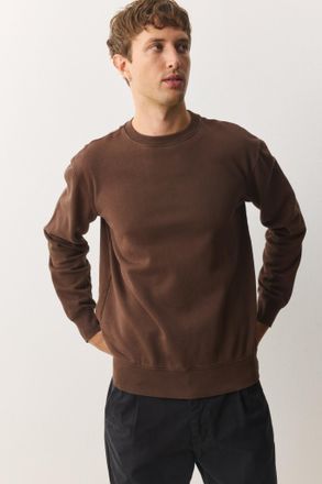 recolution Recolution Herren vegan Sweatshirt Tamarillo Schokobraun