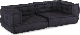 vidaXL vidaXL Pouf Modular Anthrazit 140x70x36 cm Stoff