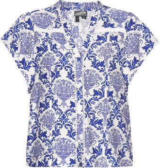 Dreimaster Dreimaster Bluse Frauen Marine