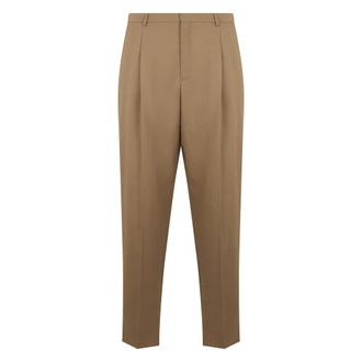 Saint Laurent Schmal geschnittene Hose - - Trousers - Herren - Braun - L