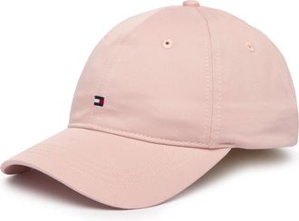 Tommy Hilfiger Cap Tommy Hilfiger Th Flag Soft 6 Panel Cap AW0AW17781 Rosa
