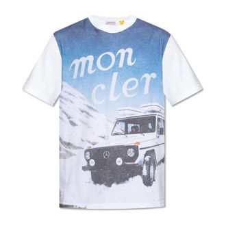 Moncler T-Shirt - - Tops - Herren - Wei&szlig; - S