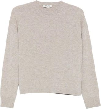 Max Mara Femme, Pulls, Beige, Taille: 44 FR Maglia Nebbie