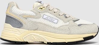 Autry Baskets Hyperway Low Mesh Sueglit White Silver