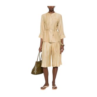 Yerse Yerse, Femme, Pantalons, Beige, Taille: 42 FR Luna Shorts