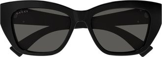 Gucci Cat-Eye Sonnenbrille - - Accessories - unisex - Schwarzk - 55 MM
