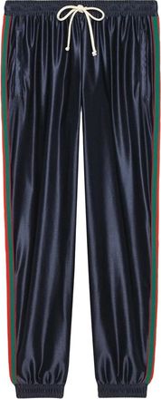 Gucci Jogginghose mit Webstreifen - Blau