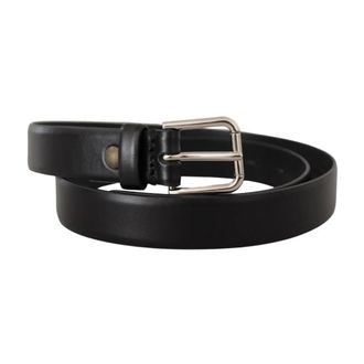 Dolce & Gabbana Lederg&uuml;rtel Klassischer Stil - - Accessories - Herren - Schwarzk - ONE SIZE