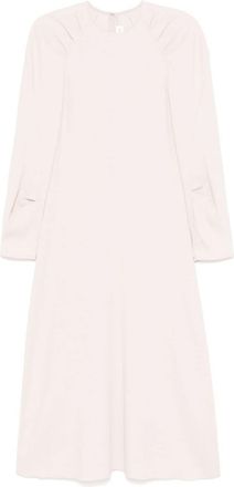 Victoria Beckham Mittellanges Kreppkleid - Rosa