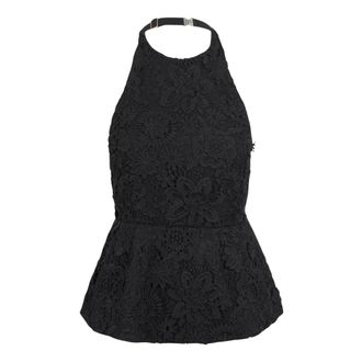 Essentiel Femme, Blouses et Chemises, Noir, Taille: 40 FR Haut brod&eacute; dos nu