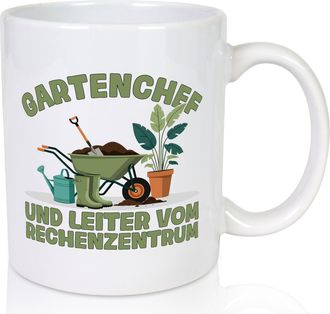 Generic Gartenchef | Gärtner | Leiter vom Rechenzentrum - Tasse Weiss - Kaffeetasse/Geschenk/Familie