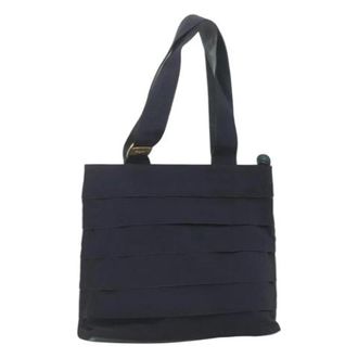 Ferragamo Pre-owned Canvas Handtaschen - - Pre-owned - Damen - Blau - ONE SIZE