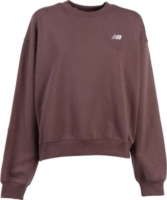 New Balance Femme, Sport, Brun, Taille: 36 FR Sport Essentials French Terry Crew