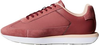 Calvin Klein Damen Retro Runner Laceup Wingt Mix Yw0Yw02061 Low Top, PINK (Dusty Rose/Florida Ether/Marshm), 39 EU
