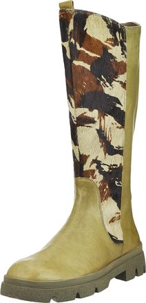 Think Damen KANGAE chromfrei gegerbte nachhaltige Stiefel, 7000 Jade/Kombi, 42 EU