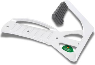 CONTEC Fahrradwandhalter Wallie, alle Radgrößen, aus Stahl, platzsparend, Fahrradhalter, inkl. Befestigungsmaterial, 1 Stück, Silber