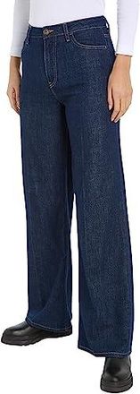 Tommy Hilfiger Femme Jean Wide Leg High Waist, Bleu (Rue), 31W / 32L