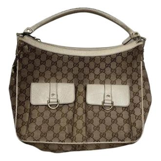 Gucci Pre-owned Leder Schultertasche - - Pre-owned - Damen - Beige - ONE SIZE