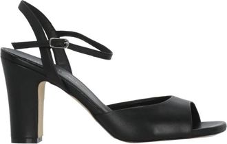 Julie Dee Femme, Chaussures, Noir, Taille: 38 EU Sandales &agrave; Talon Large