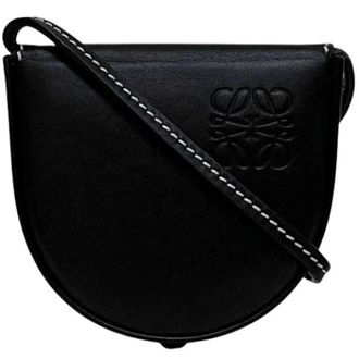 Loewe Sac bandouli&egrave;re en cuir Pre-owned - Femme - Pre-owned - Noir - Taille: ONE Size