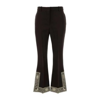 Burberry Topaz Wide Hosen - - Trousers - Damen - Braun - 2XS