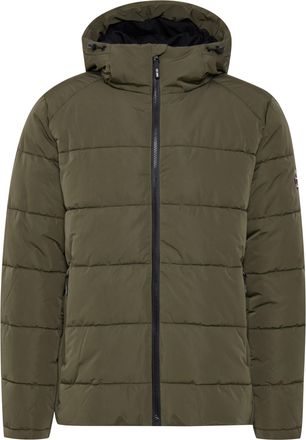 Indicode Herschel Steppjacke Herren Winterjacke Jacke gefüttert mit Kapuze, Größe:XL, Farbe:Army (600)