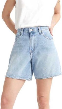 Levi's Short Baggy Taille Haute pour Femme, Short Large et Large, 24W