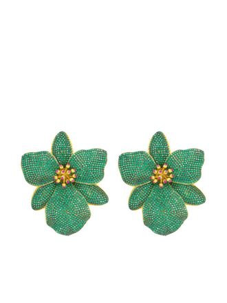 Begum Khan boucles doreilles Singapore Orchids