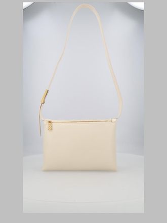 Off-white Womens Shoulder Bag Dust Beige Calf Leather