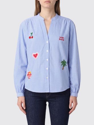 MC2 Saint Barth Chemise Femme couleur Bleu Azur