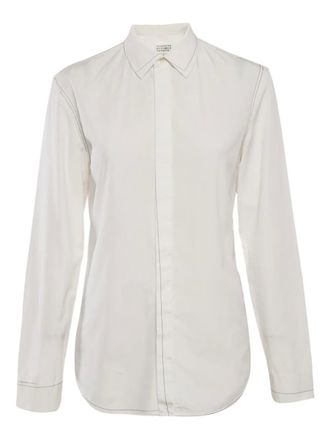 Maison Margiela chemise en coton - Blanc