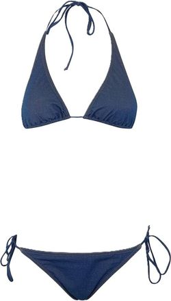 MC2 Saint Barth Femme, Maillots de bain, Bleu, Taille: 38 FR Haut de bikini triangle enti&egrave;rement r&eacute;glable