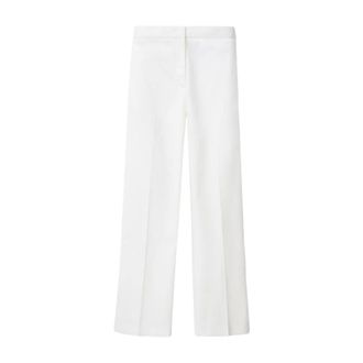 Fabiana Filippi Femme, Pantalons, Blanc, Taille: 36 FR Pantalon Large Tailleur